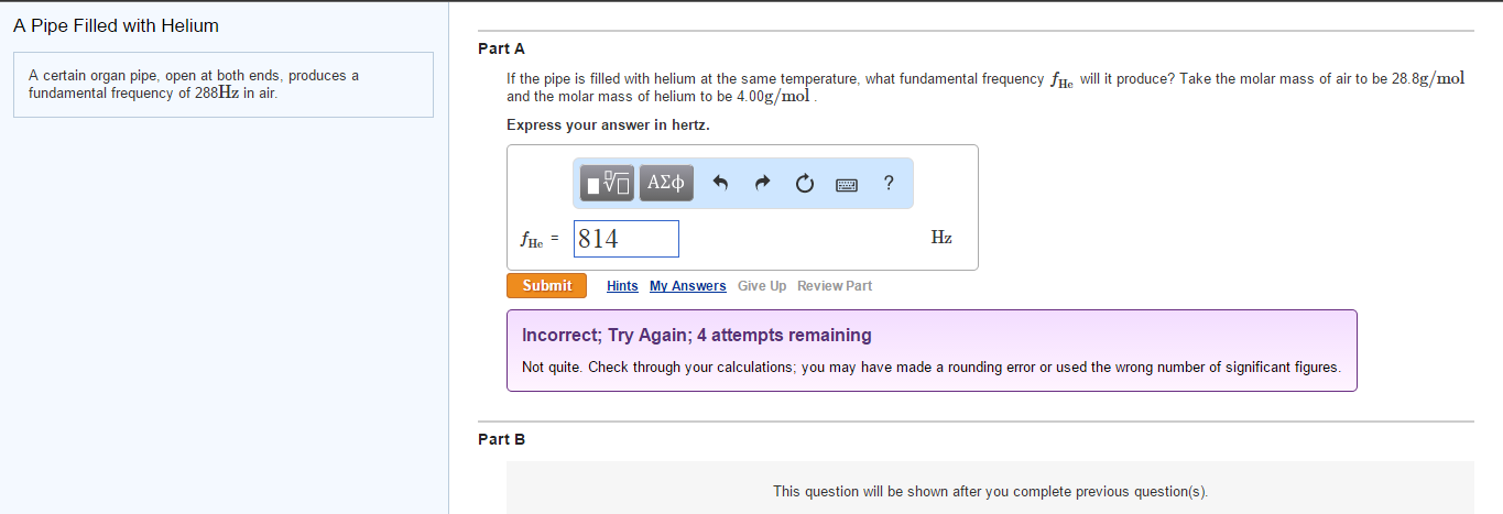 Solved A certain organ pipe, open at both ends, produces a | Chegg.com