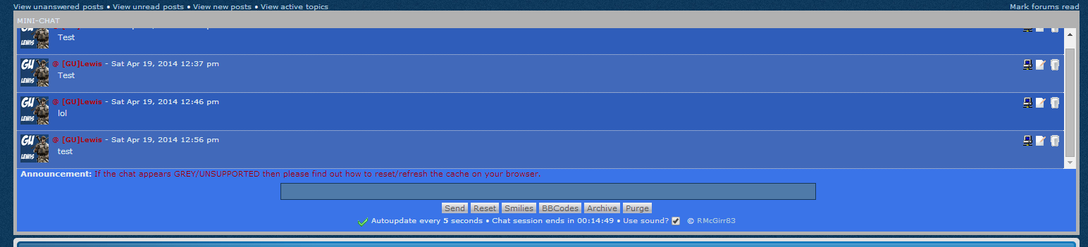phpBB • Editing the mchat for Cerulean Style - phpBB mChat