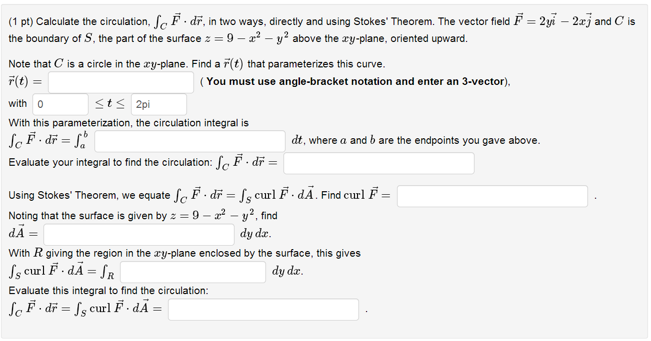 Solved Calculate the circulation, F dr, in two ways, | Chegg.com