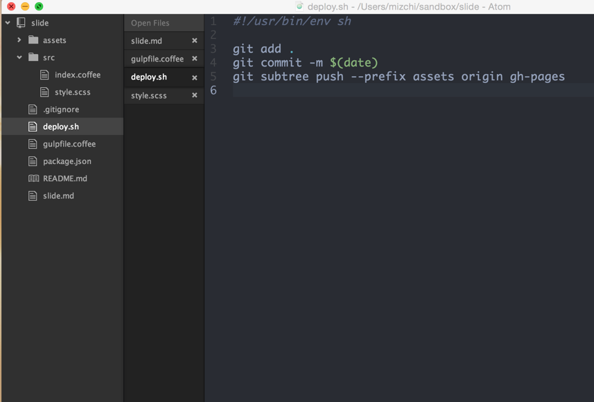 Atomで開いてるタブを縦に並べるCSS #ATOM - Qiita
