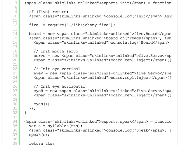 Getting Started with Animatronic · Issue #321 · rwaldron/johnny-five · GitHub