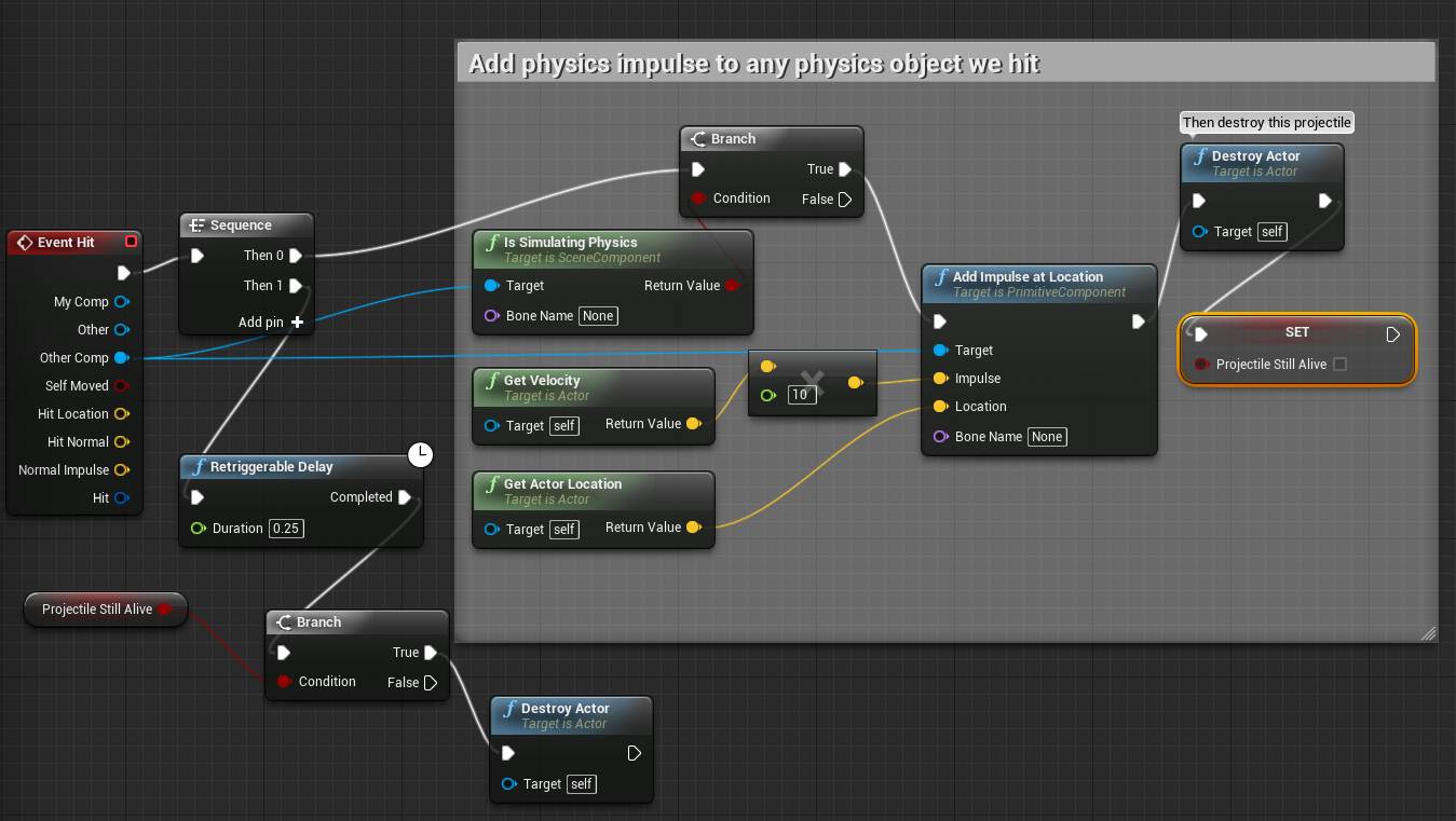 When Player Spawns, He Has 2 Lives?? + Strange Projectile Issue -- (Long Post) - Blueprint ...