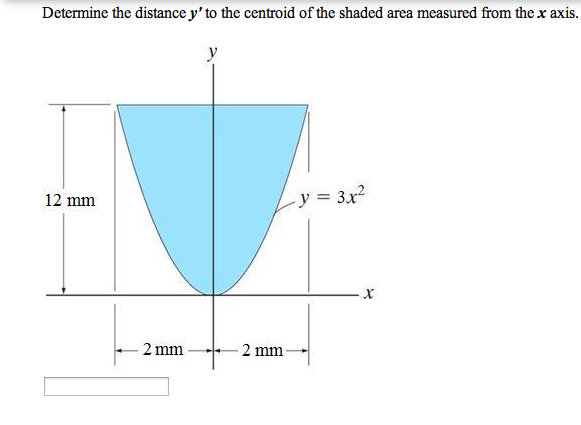 Solved Determine the distance y? to the centroid of the | Chegg.com
