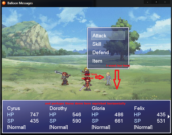[RMXP] Moonpearl's Animated Battlers + Dargor's Large Party: battler placement??? | RPG Maker Forums