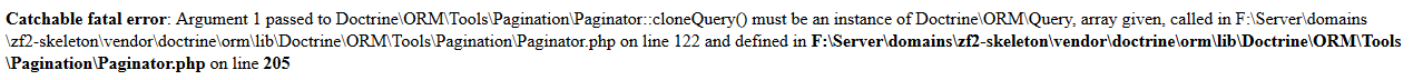 Php How To Create Pagination Using Zf2 And Doctrine Stack Overflow 6284