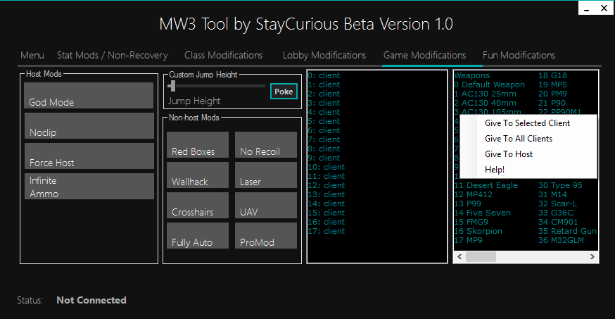 Tools - [RELEASE] MW3 Non-Recovery + RTE Mods Tool by StayCurious | Se7enSins Gaming Community