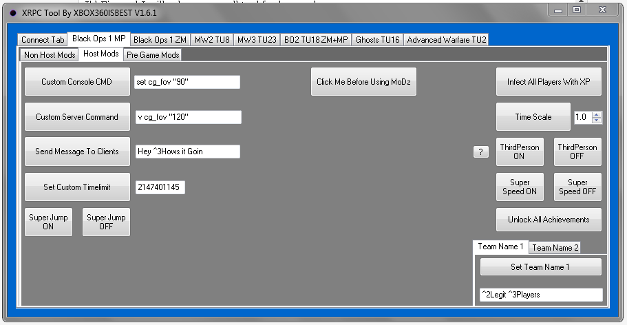 Tools - [RELEASE] XBOX360lSBEST's XRPC Tool 1.6.1 | BO1 TU11 | Zombies + Muiltiplayer ...