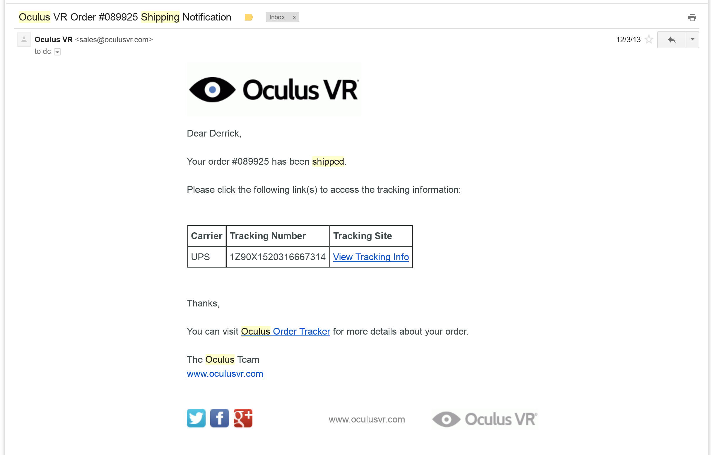 Just got charged and received an email it's about to ship. : r/oculus