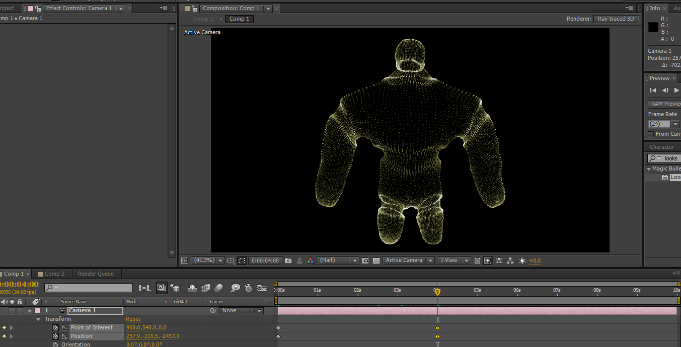 Camera Keyframing and Trapcode Form : r/AfterEffects