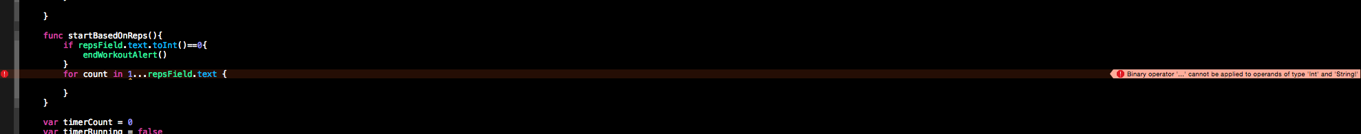 Repeat Functions For X Amount Of Times In Swift Using Xcode 64 Stack Overflow