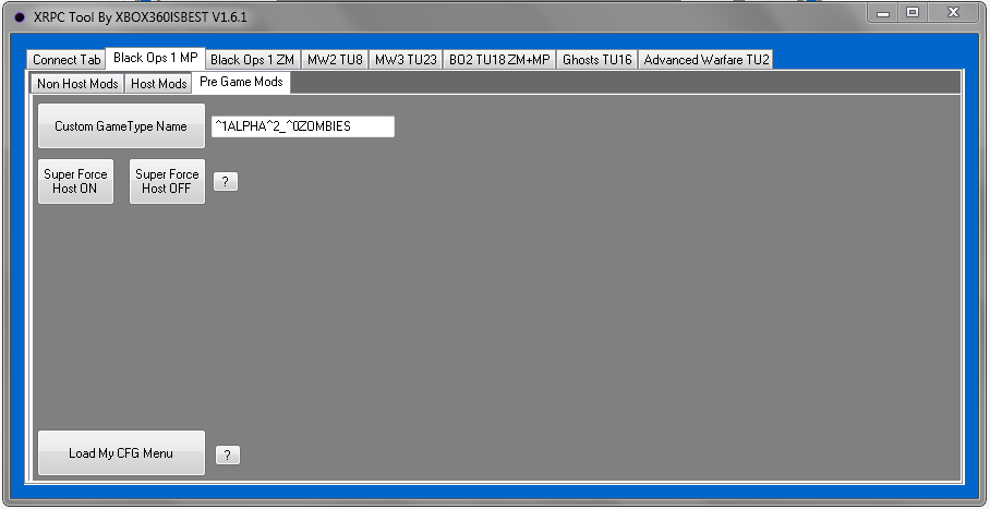 Tools - [RELEASE] XBOX360lSBEST's XRPC Tool 1.6.1 | BO1 TU11 | Zombies + Muiltiplayer ...