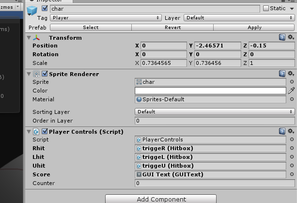 Staged Prefab can't "Apply" after adding using Gameobject as a variable - Questions & Answers ...