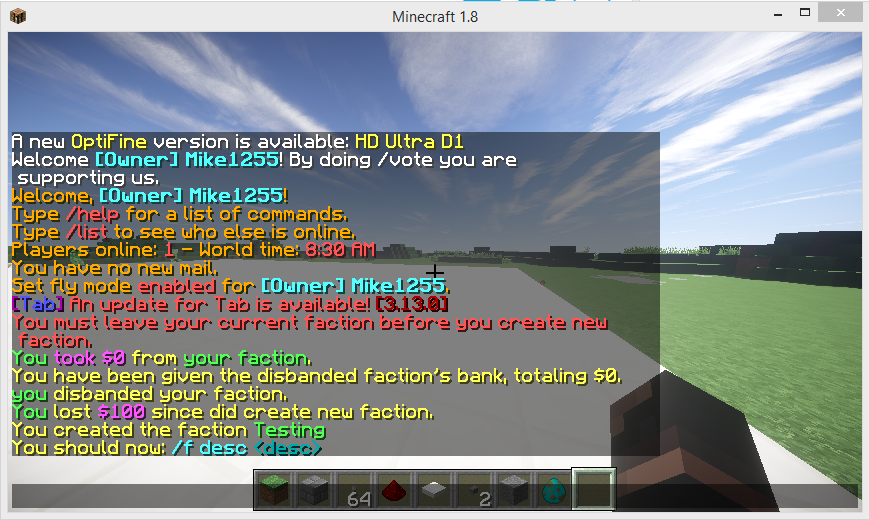 Factions does not broadcast faction creations. · Issue #823 · MassiveCraft/Factions · GitHub