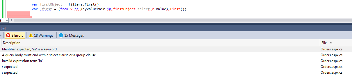 C Get First Item In List Of Objects From Array Of List Of Objects Stack Overflow