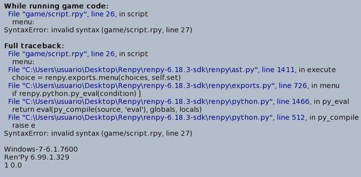 In-game menu and variables. [SOLVED] - Lemma Soft Forums