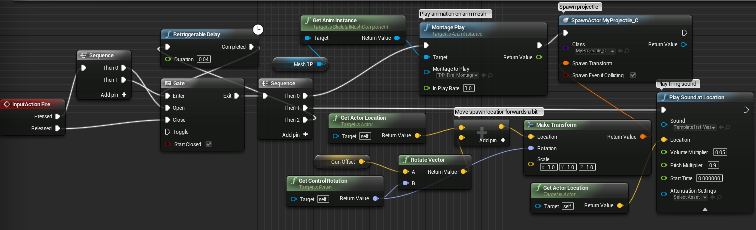 When Player Spawns, He Has 2 Lives?? + Strange Projectile Issue -- (Long Post) - Blueprint ...