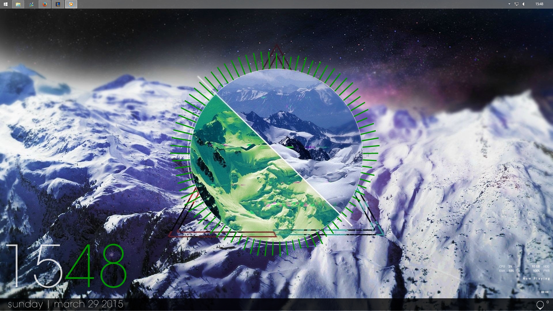 Simply mountains. Need some suggestions! : r/Rainmeter