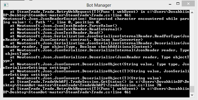 MonoDevelop.CSharpBinding error. : r/SteamBot