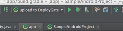 AndroidStudioからワンアクションでDeployGateにアップロードする #gradle - Qiita