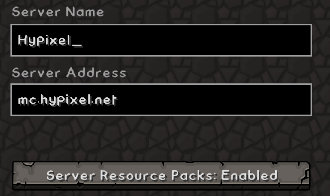 How to enable Multiplayer-Resource-Pack | Hypixel Forums