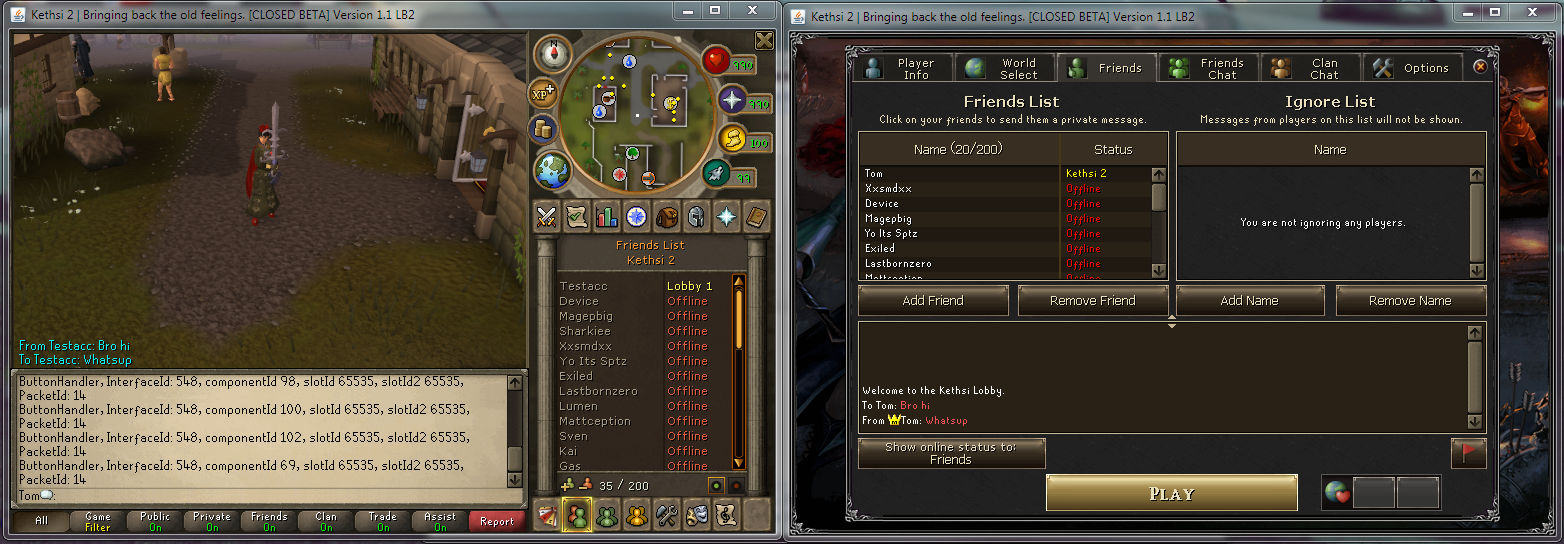 Proper Login Server and Lobby | Rune-Server