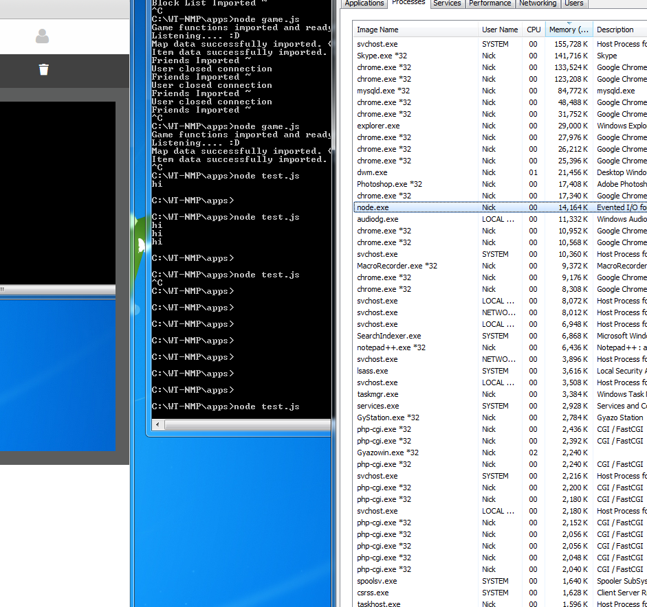 Memory Leak Or This How Node Runs · Issue 509 · Websocketsws · Github