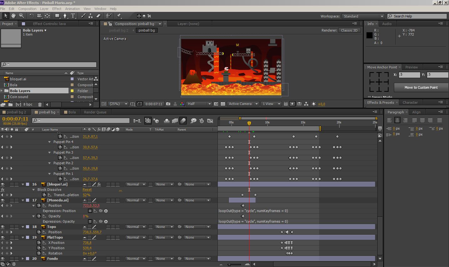 Blog de animacion 3D: Pinball en After Effects