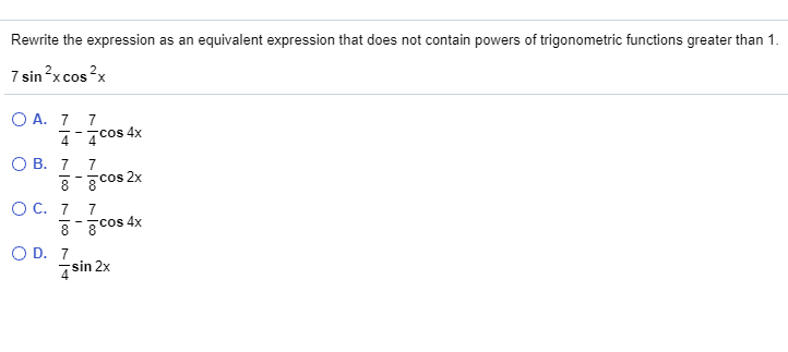 Solved Rewrite The Expression As An Equivalent Expression 6377