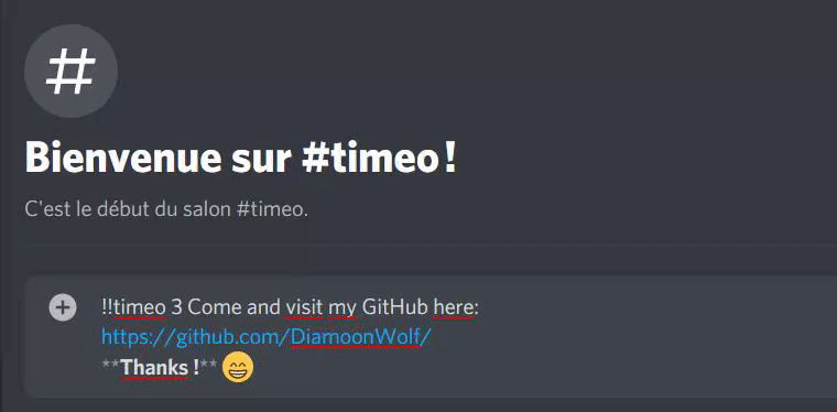 GitHub - DiamoonWolf/Timeo: Discord bot with Time