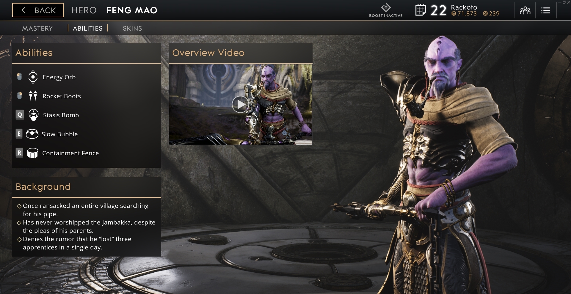 Feng Mao got some new abilities : r/paragon