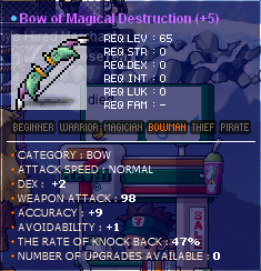 P/C - Bow of Magical Destruction | MapleLegends Forums - Old School ...