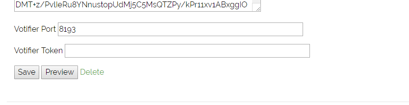 Votifier Token? | SpigotMC - High Performance Minecraft
