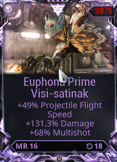 Good riven mod [Euphona prime] - Trading Post - Warframe Forums