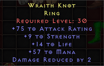 Strong 3.5pts Lld Lvl 30 Ring Ar Str Life Mana Dr - Topic - d2jsp