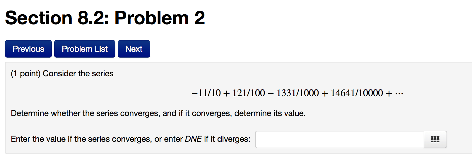 Solved Section 82 Problem 2 Previous Problem List Next 1 8039