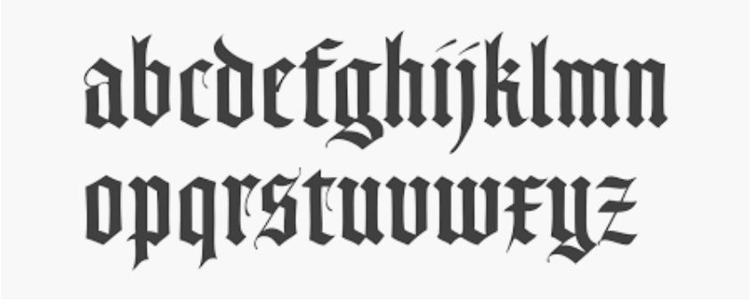 Loving the classic gothic font for next season : r/Gunners