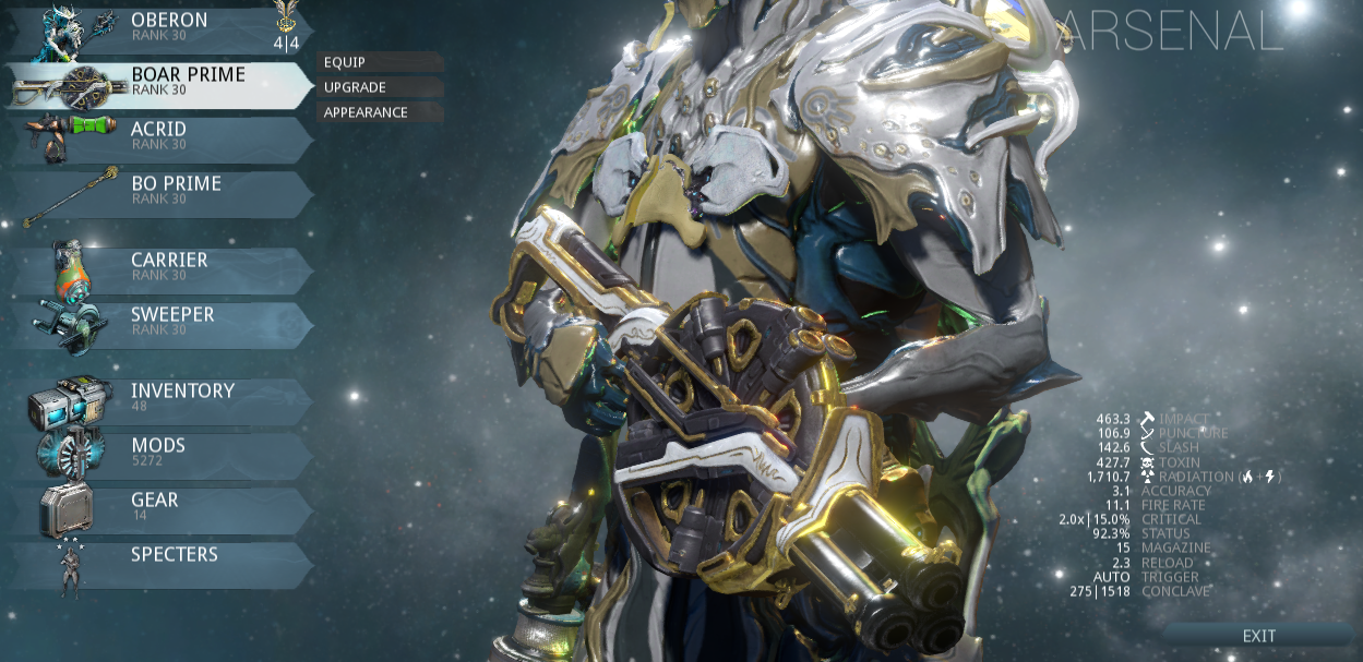 Boar Prime - Weapons - Warframe Forums