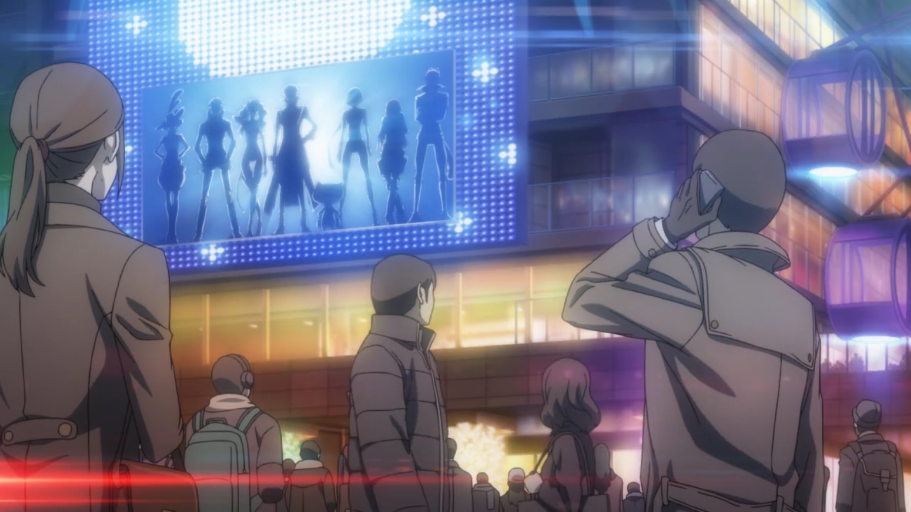 Looking for a pic of the Phantom Thieves during a calling card cutscene ...