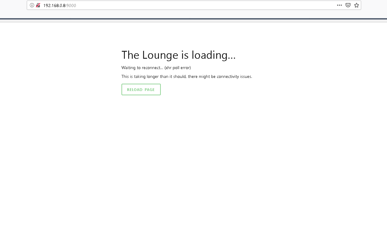 Just need a little support. · Issue #2953 · thelounge/thelounge · GitHub