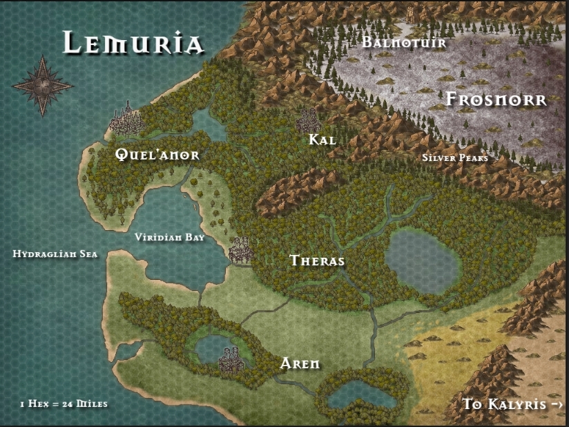 Thoughts On The First Version of the Map of Lemuria 2.0? : r/inkarnate