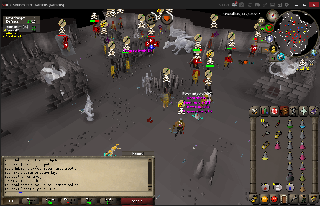 Misfits kick Purge out of rev caves - Wilderness - The Runescape Pure ...