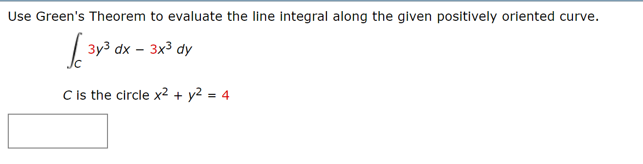 Solved Use Green's Theorem to evaluate the line integral | Chegg.com