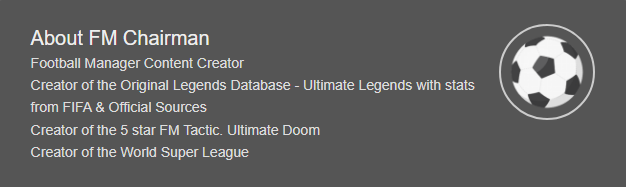 Ultimate Legends and Stars FM 1844 to 2024 - Football Manager Databases ...