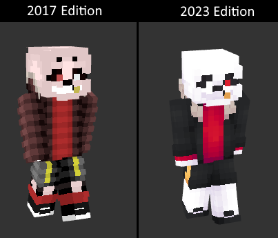 Sans - Underfell Minecraft Skin