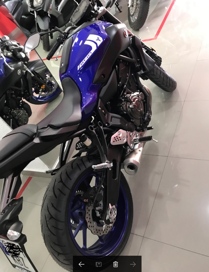 Presentacion de mi nueva Primera moto - MT-07 Azul (2017) - Forocoches