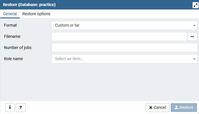 Restore Postgres Backup Objectrocket