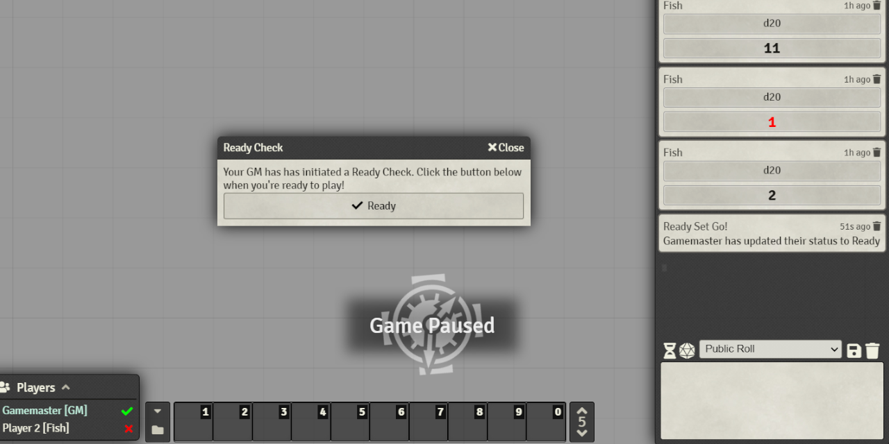 Ready Set Go! - A Ready Check Module - Foundry Hub