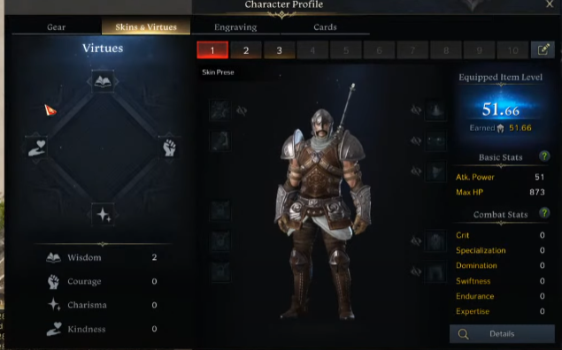 Character Customization vid : lostarkgame