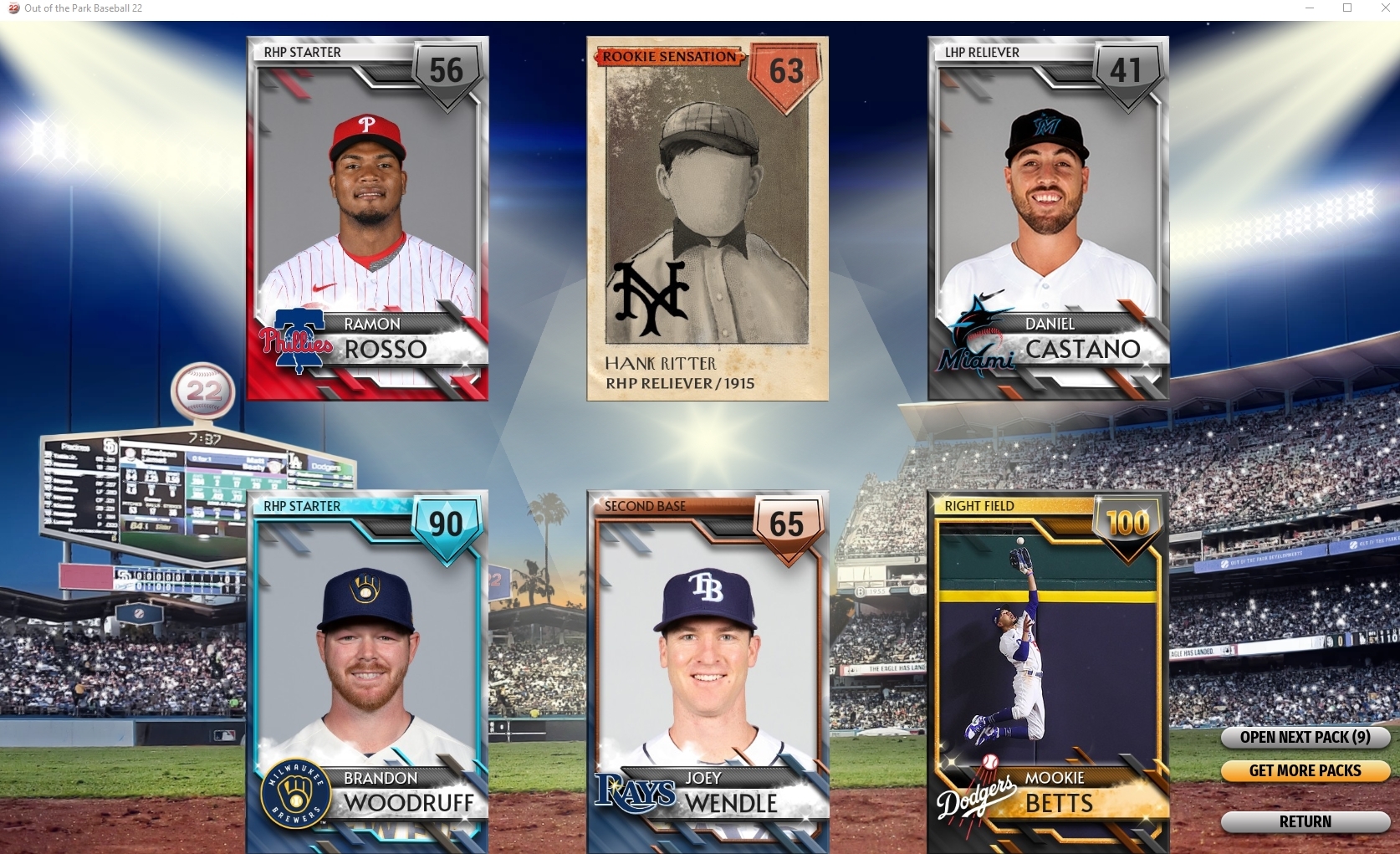 Post your day one pulls - OOTP Developments Forums