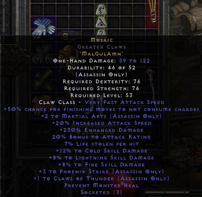 Iso Mosaic Sin Gear - Topic - d2jsp